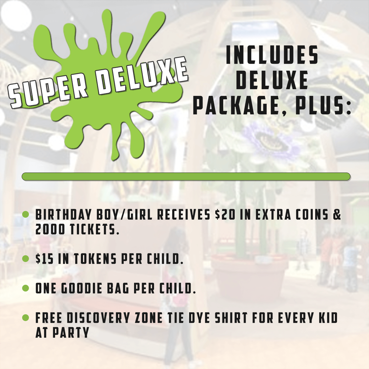 Choose the Best package for your Kid's Birthday party from Our ...